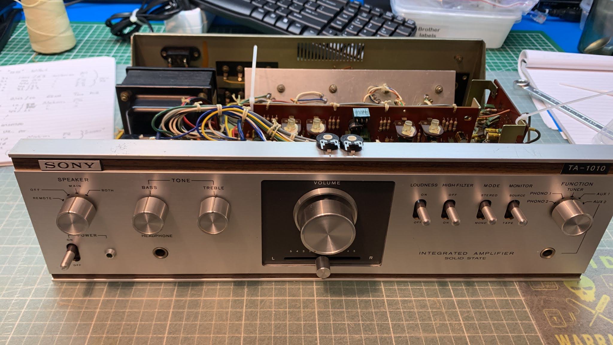 Sony TA-1010 restauratie - Zündapp Forum